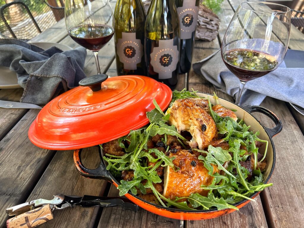 Zuni-ish Roast Chicken - Gentleman Farmer Wines